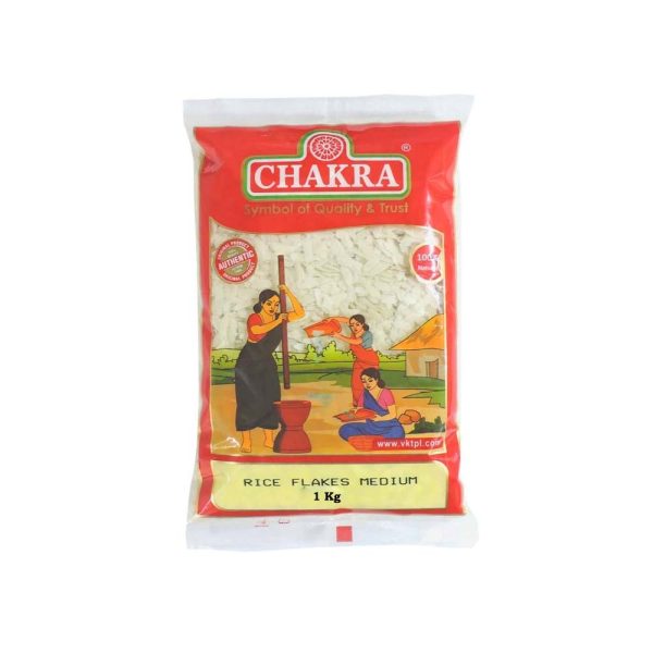 CHAKRA Rice Flakes White Medium – SARAN ENTERPRISE